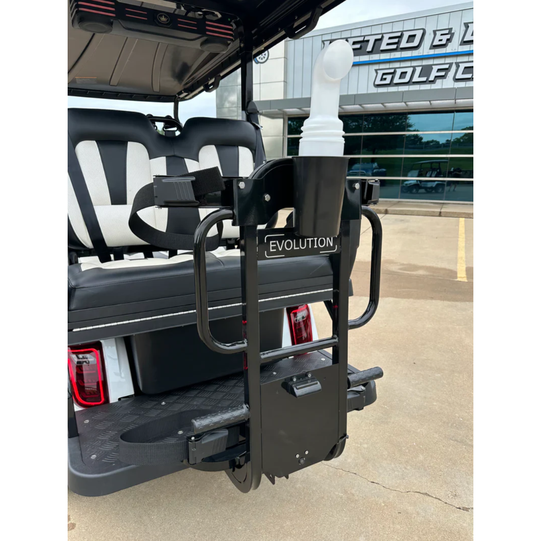 Evolution D5 2+2 Golf Bag Holder – Converted Carts