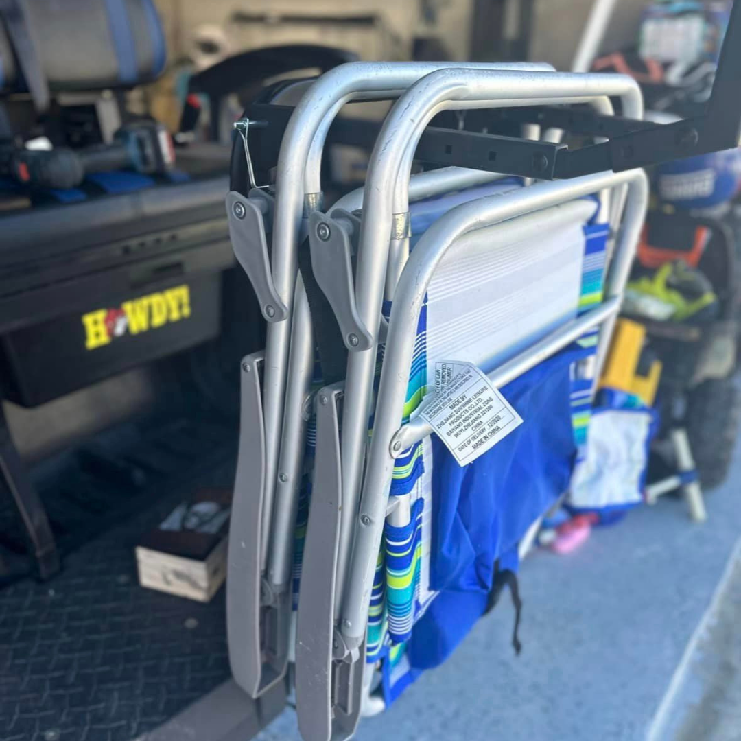 Golf Cart Beach Chair Rack – Converted Carts
