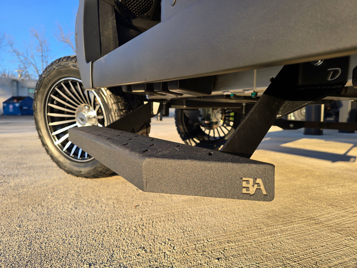 Atlas Golf Cart Side Steps – Converted Carts