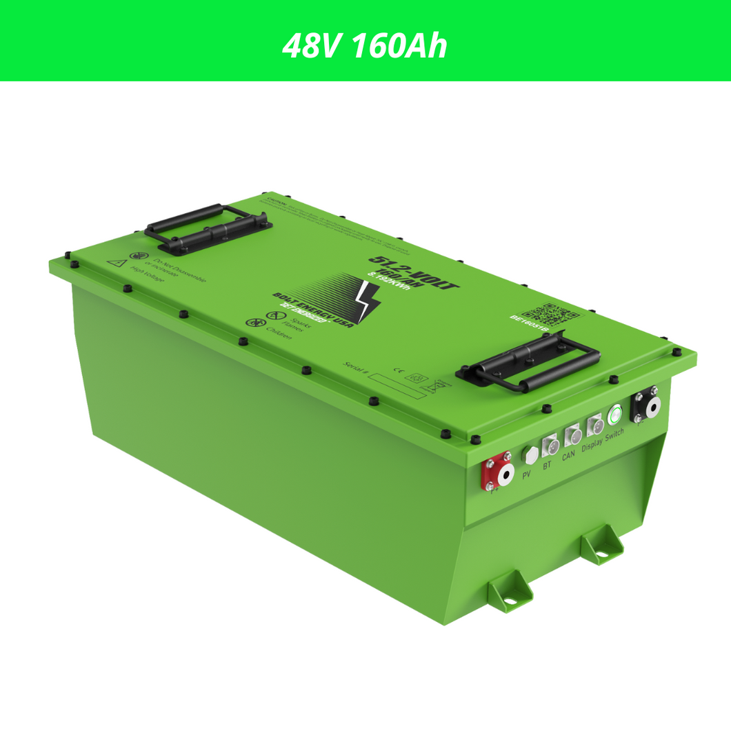 Bolt Energy 48V 160Ah "BIG" Lithium Battery Bundle for Club Car Golf C ...