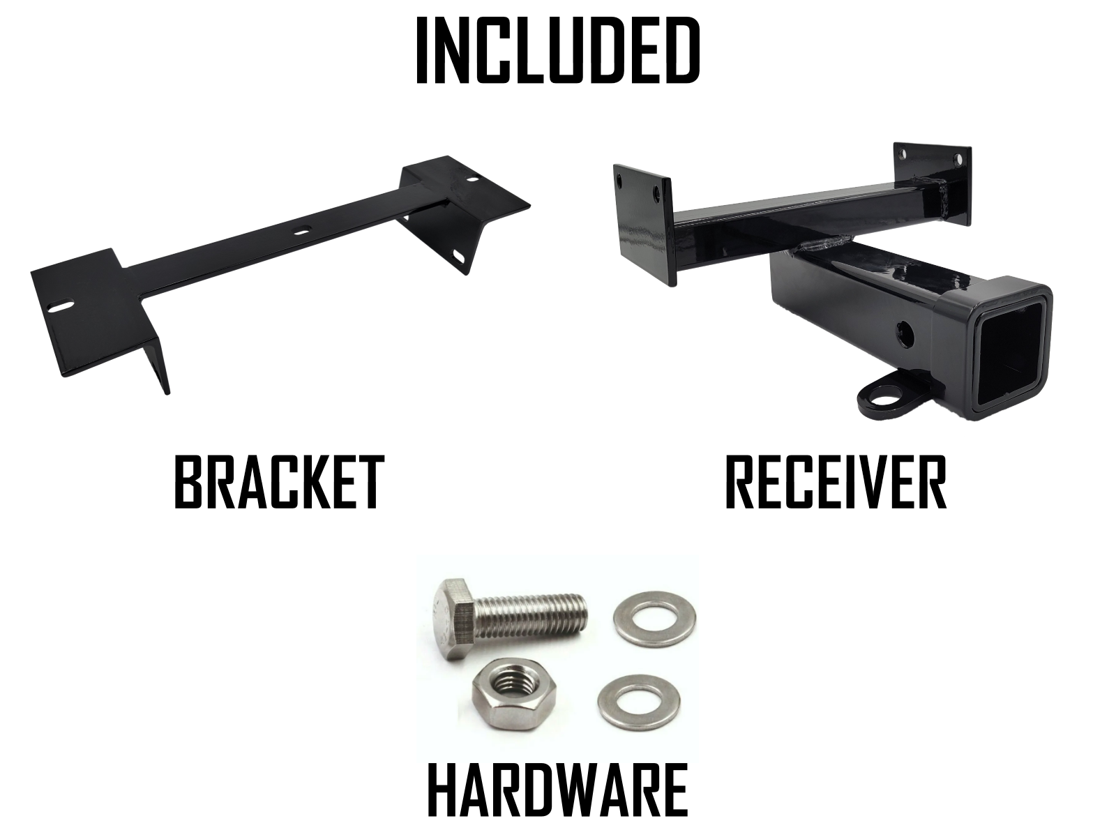 Evolution D5 Rear 2 Hitch Receiver Converted Carts