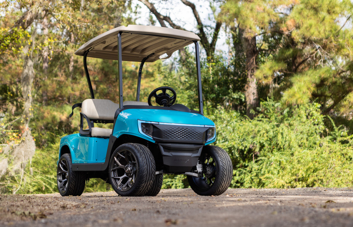 Apex EZGO RXV Body Kit from MadJax - Aqua – Converted Carts